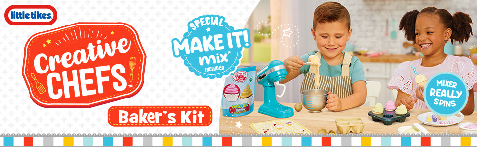 Little Tikes Creative Chefs Bakers Kit - Official Little Tikes
