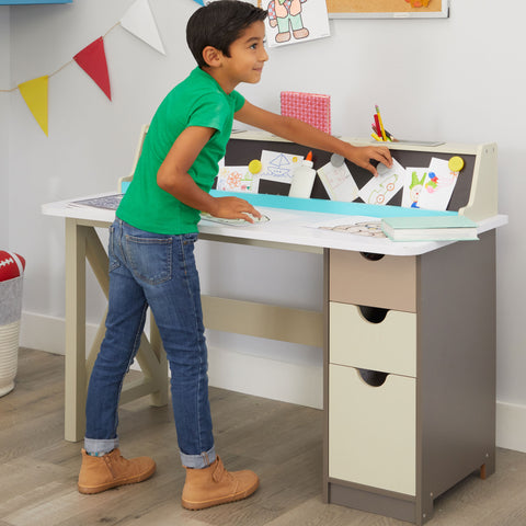 Little Tikes 2-in-1 Chalkboard Desk - Official Little Tikes